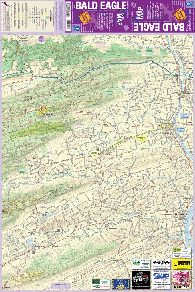 Purple Lizard Bald Eagle State Forest Lizard Map – Main Line Overland