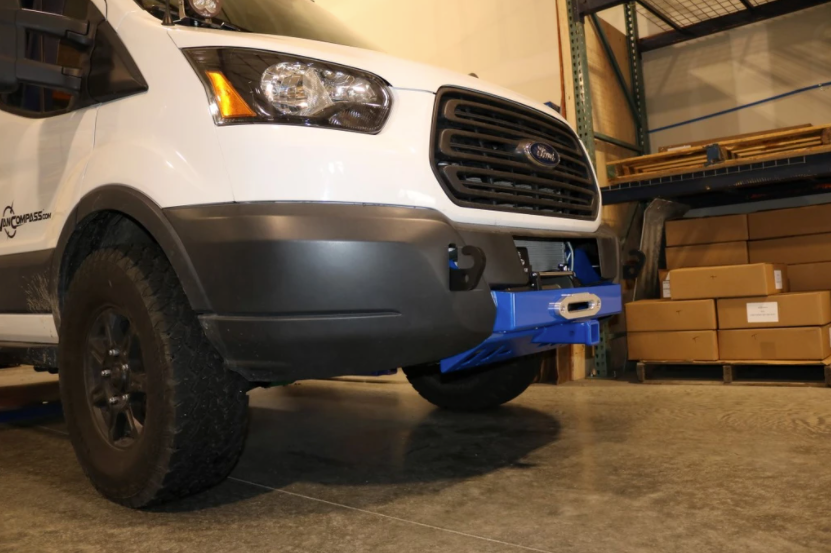 Van Compass- Ford Transit Front Winch Bumper (2013+ 1500, 2500, 3500 ...