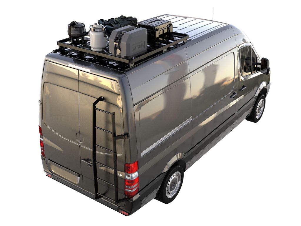 Mercedes Benz Sprinter (2006-Current) Slimline II 1/4 Roof Rack Kit/Ta ...